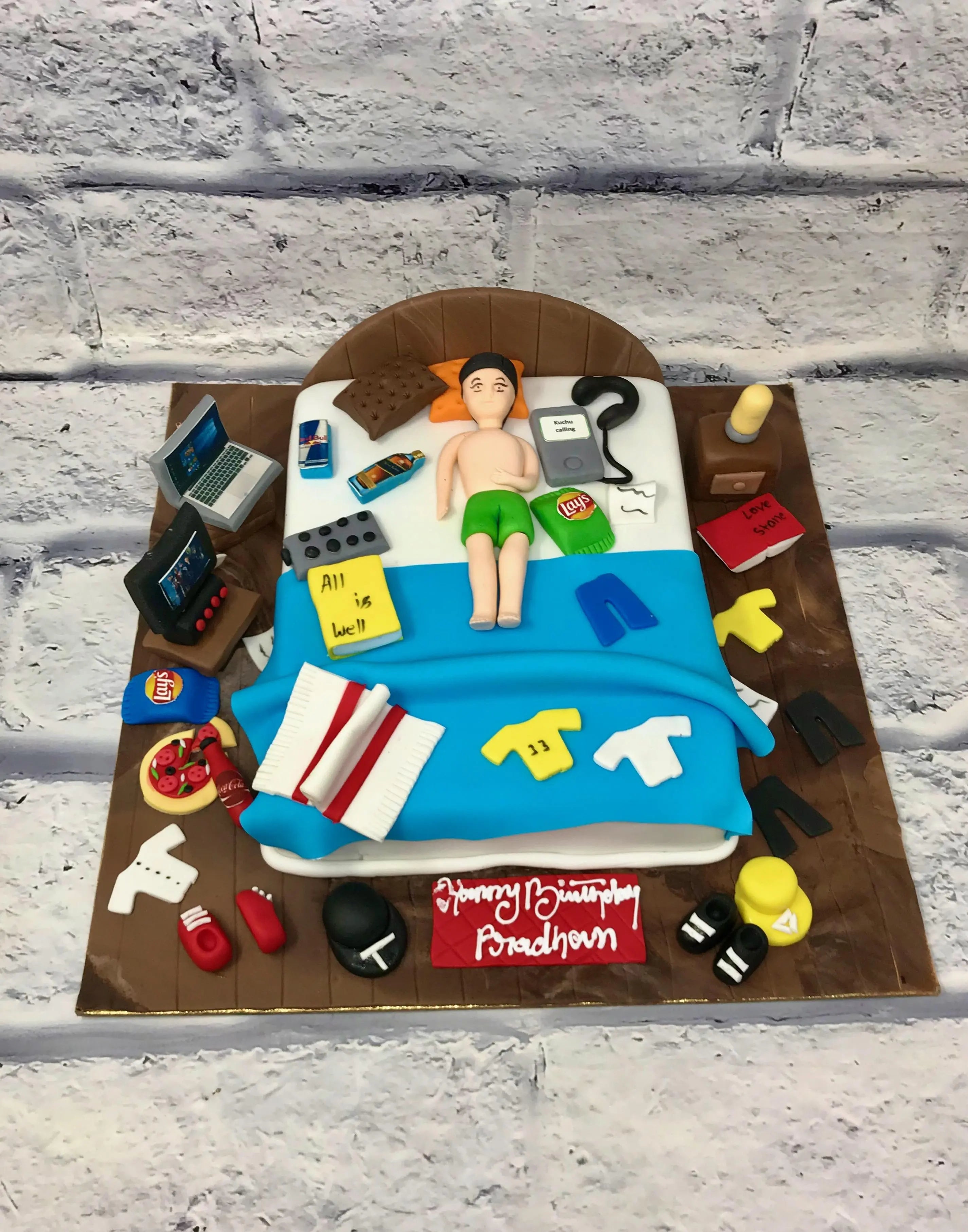 Lazy Theme Cakes | Delivery in Gurgaon & Noida - Creme Castle