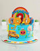 Cocomelon Theme Cake in Blue by Creme Castle