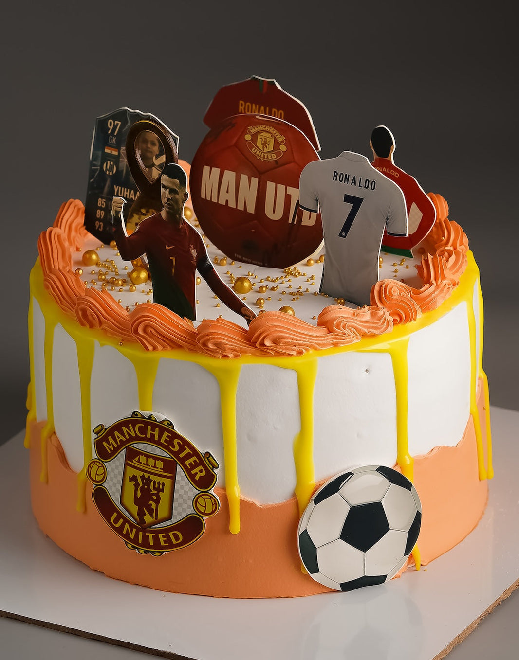 Football Theme Cake | Free Delivery | Creme Castle