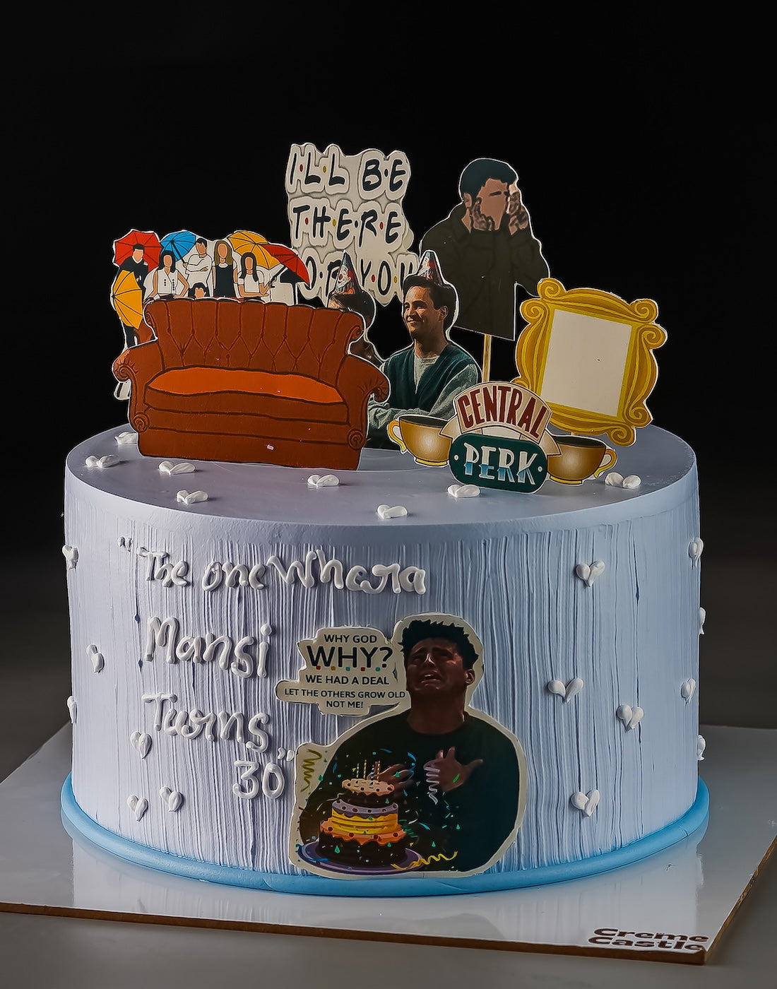 Friends TV Show Cream Cake – Creme Castle
