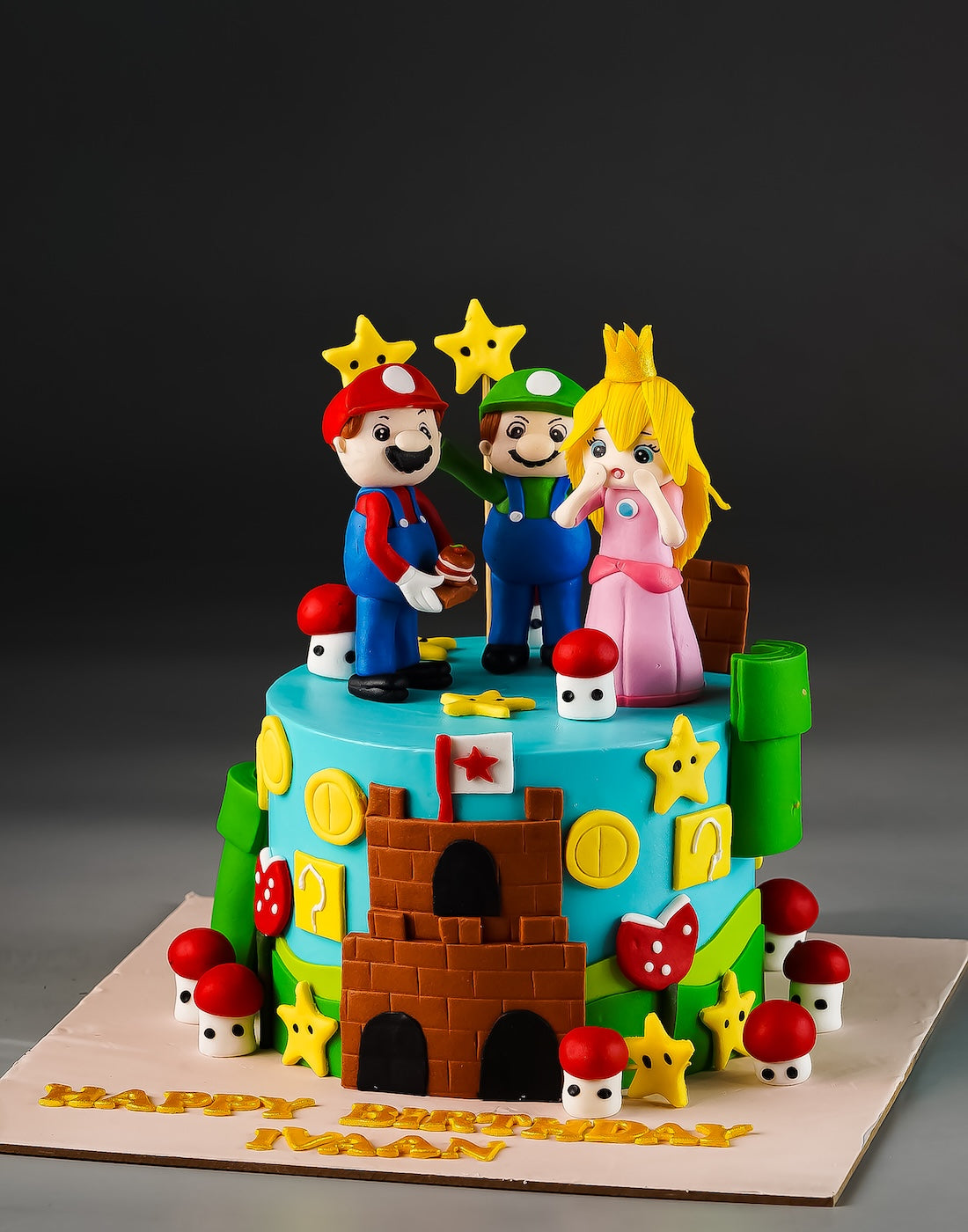 Super Mario Adventure Cake – Creme Castle