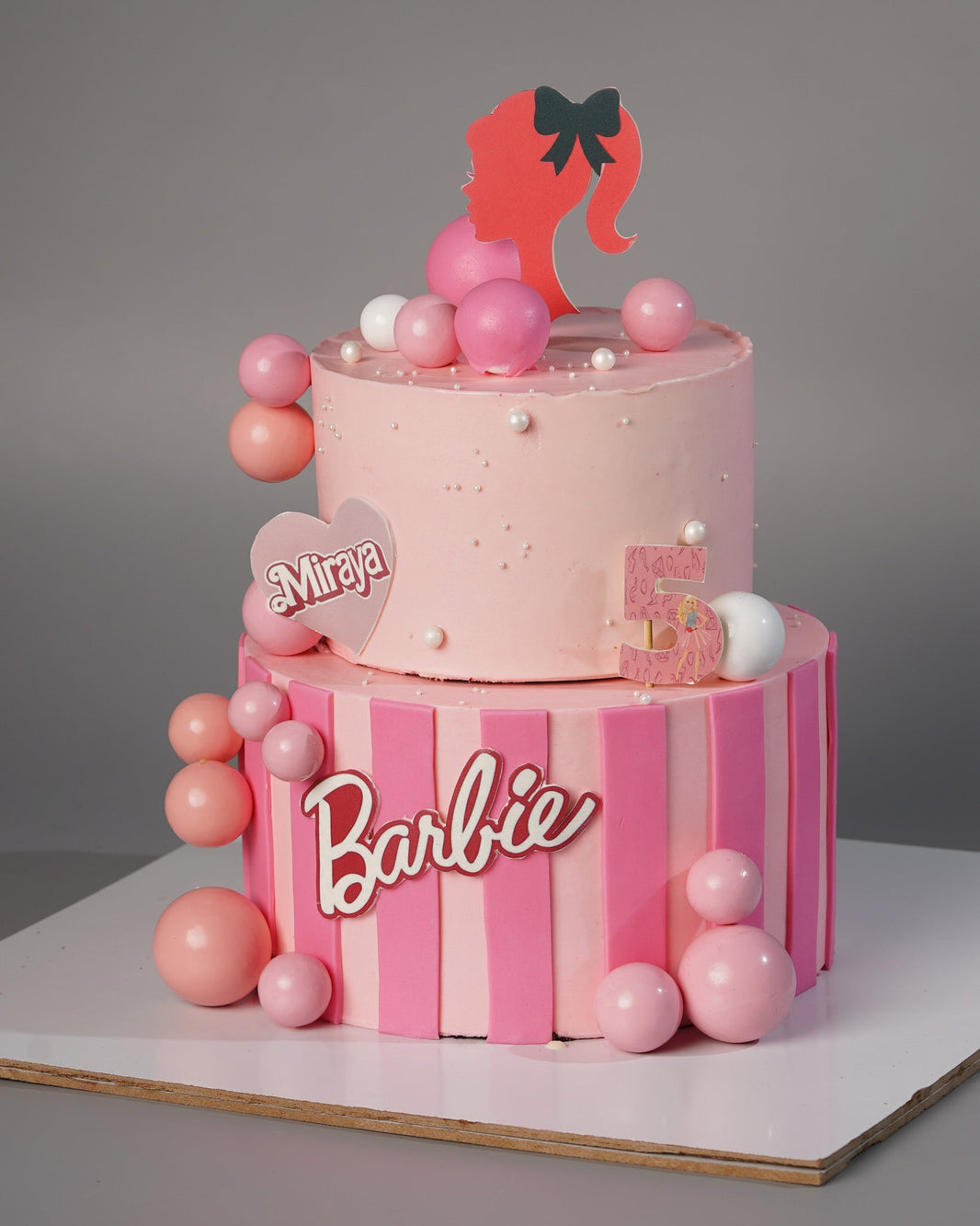 Order Latest Barbie Doll Theme Cakes Online – Creme Castle