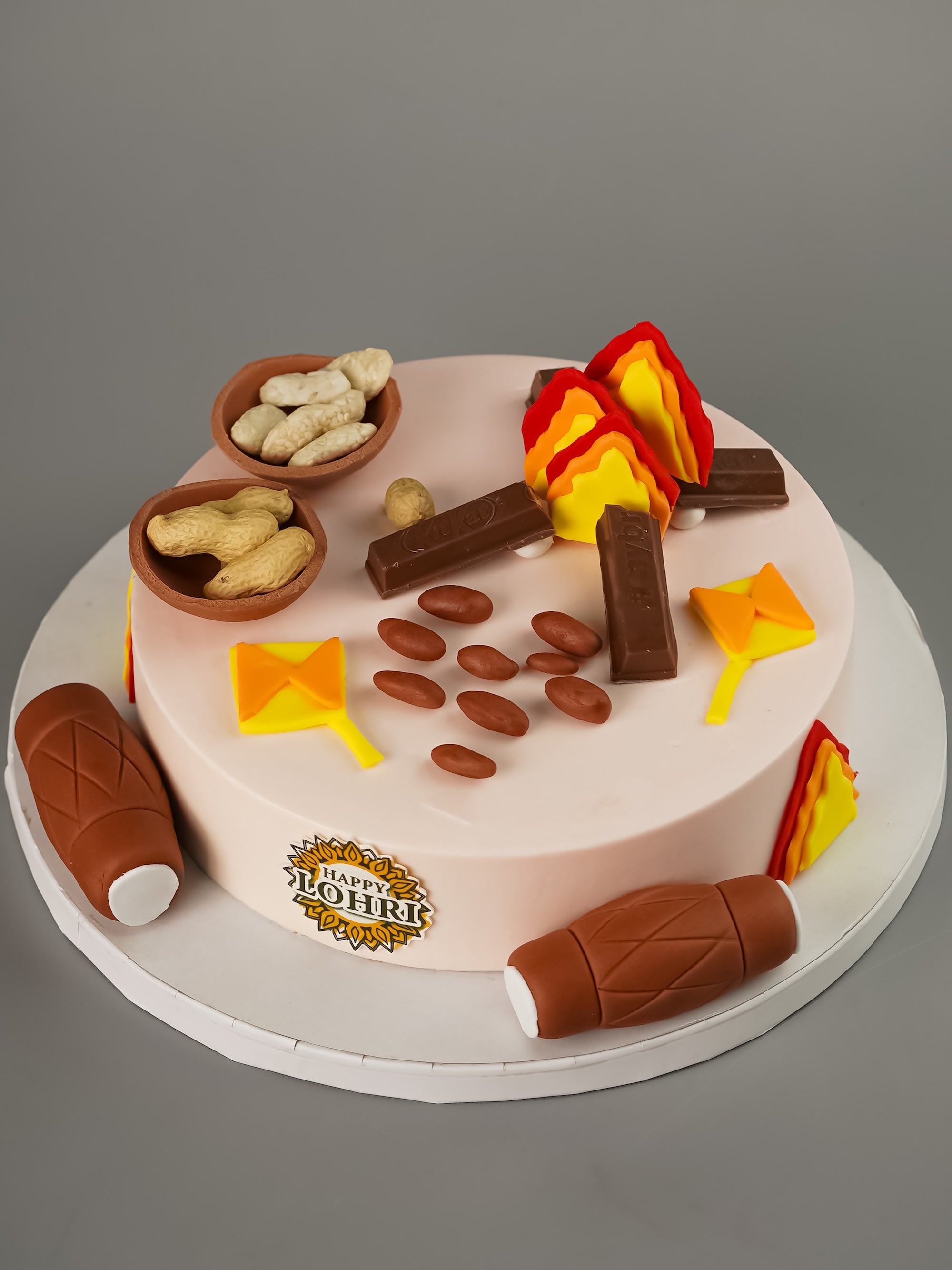 Order Lohri Theme Cakes Online| Custom Designs – Creme Castle