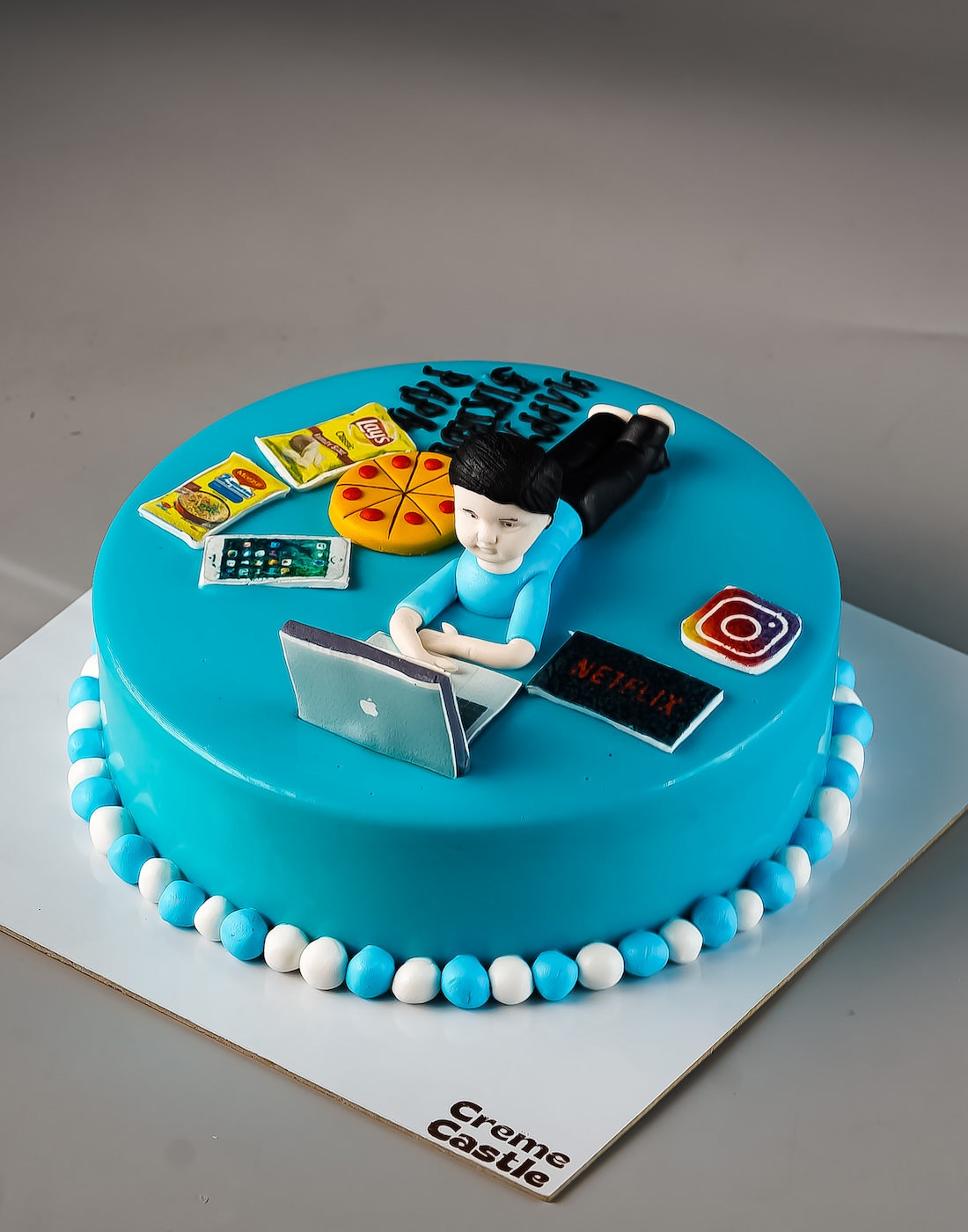 Workaholic Theme Cakes | Delivery in Noida & Gurgaon - Creme Castle