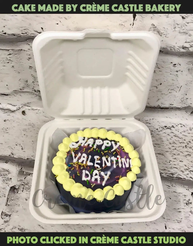 Black Yellow Bento Cake. Noida and Gurgaon – Creme Castle