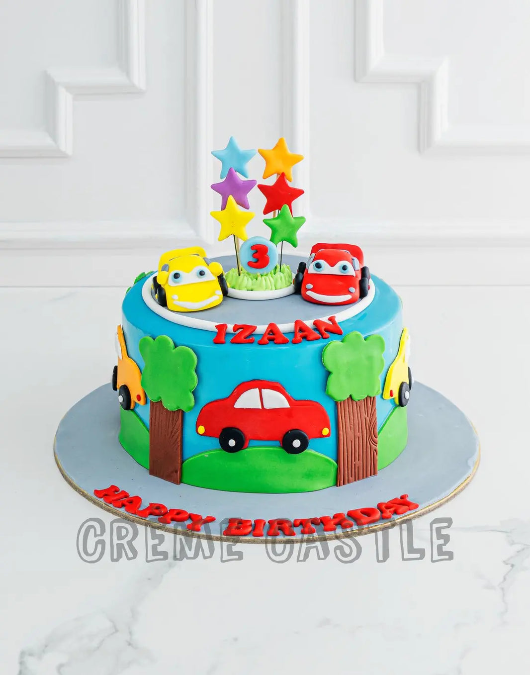 Car Cake Design for Boys | Car Theme Cake | Creme Castle