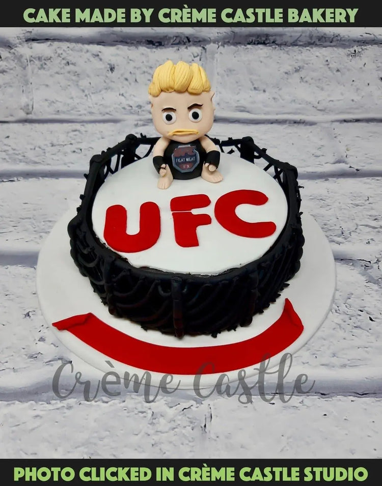 A cake for a die hard fan Ultimate Fighting Championship UFC. A ...