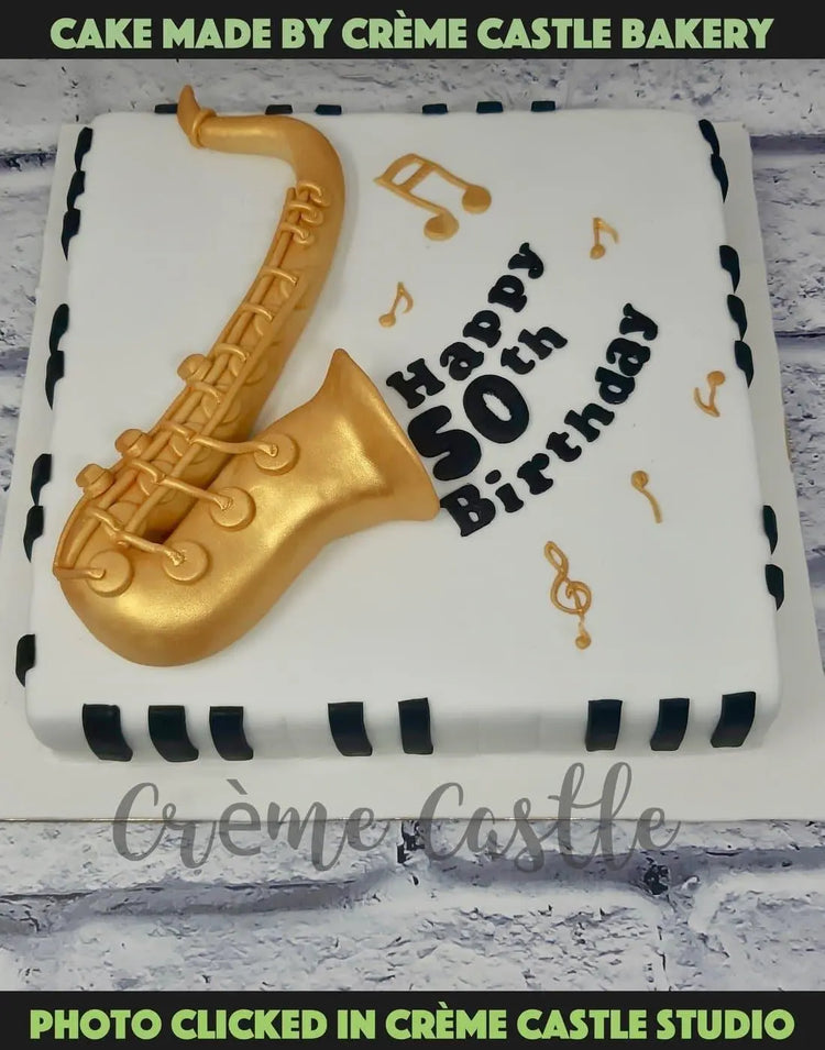 A cake for Jazz music lover and someone who loves to play melodies on ...