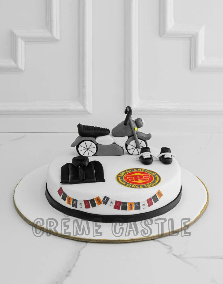 Biker Theme Cakes Get it now - Creme Castle