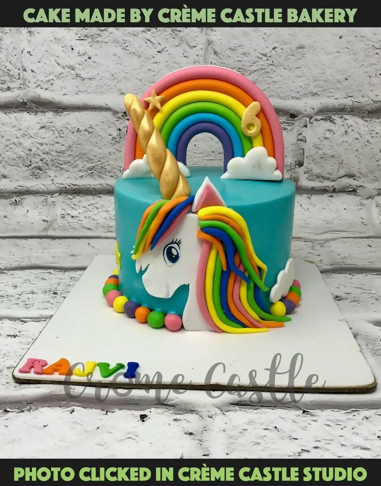 Beautiful Unicorn Design Cake – Creme Castle