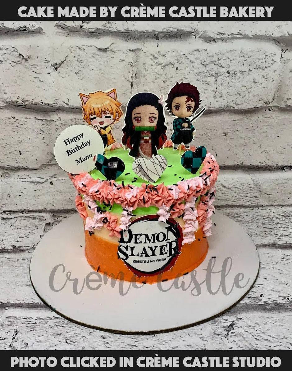 Anime Theme Cake | Free Delivery | Creme Castle