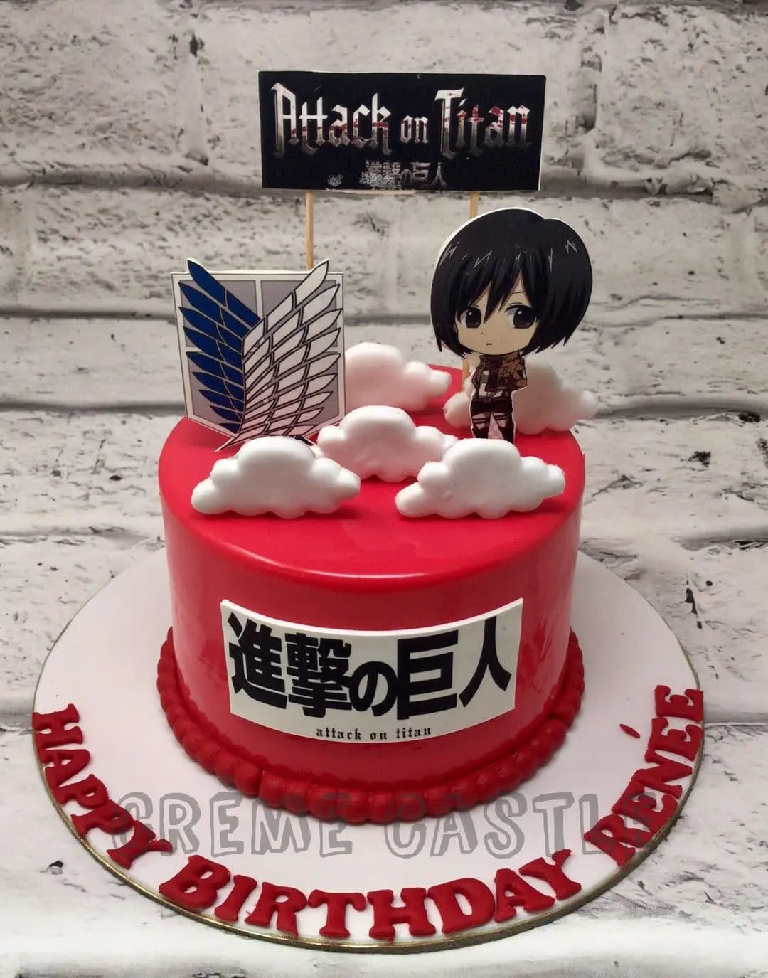 Attack on Titans Cake – Creme Castle