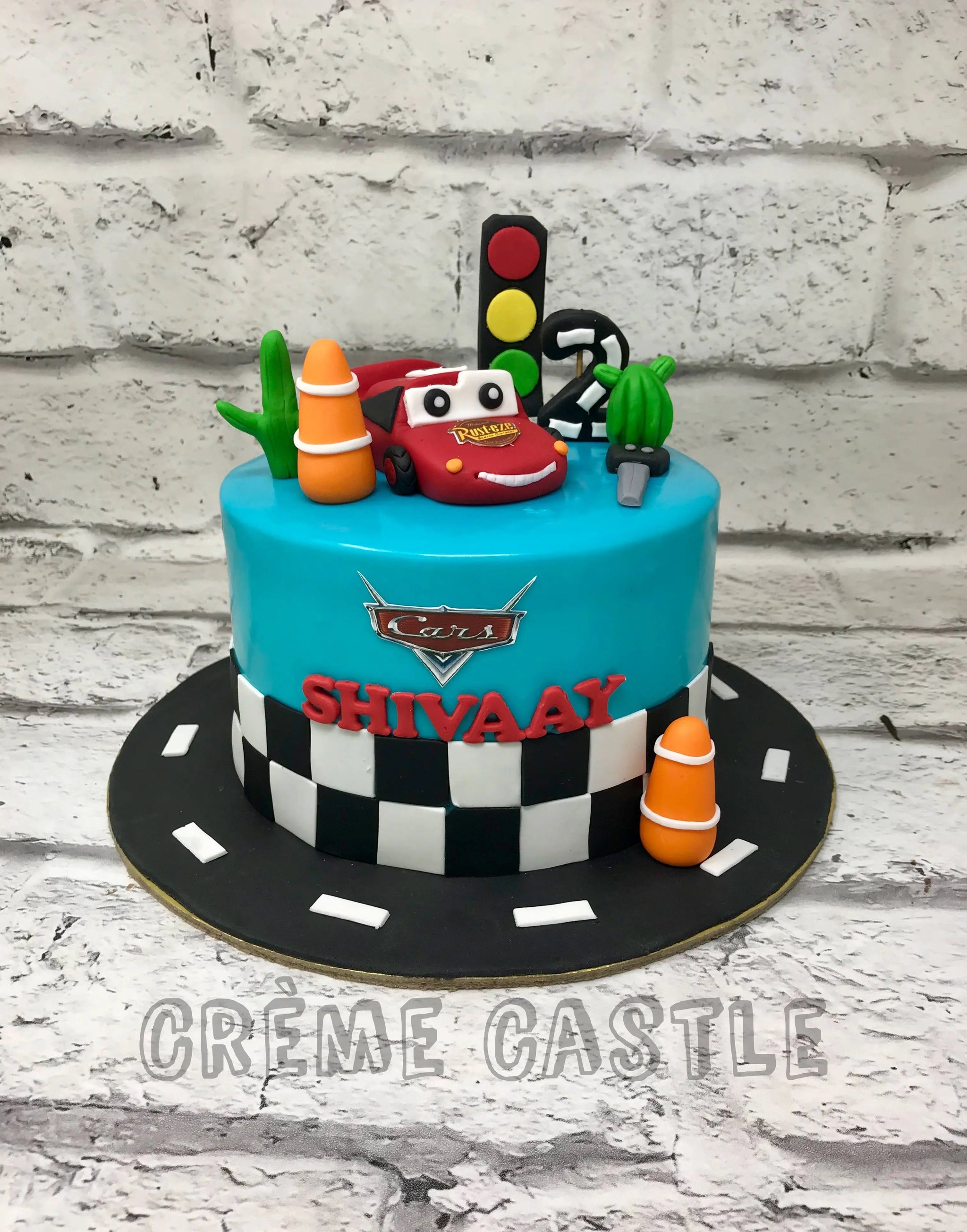 Pixar Checks Cake – Creme Castle