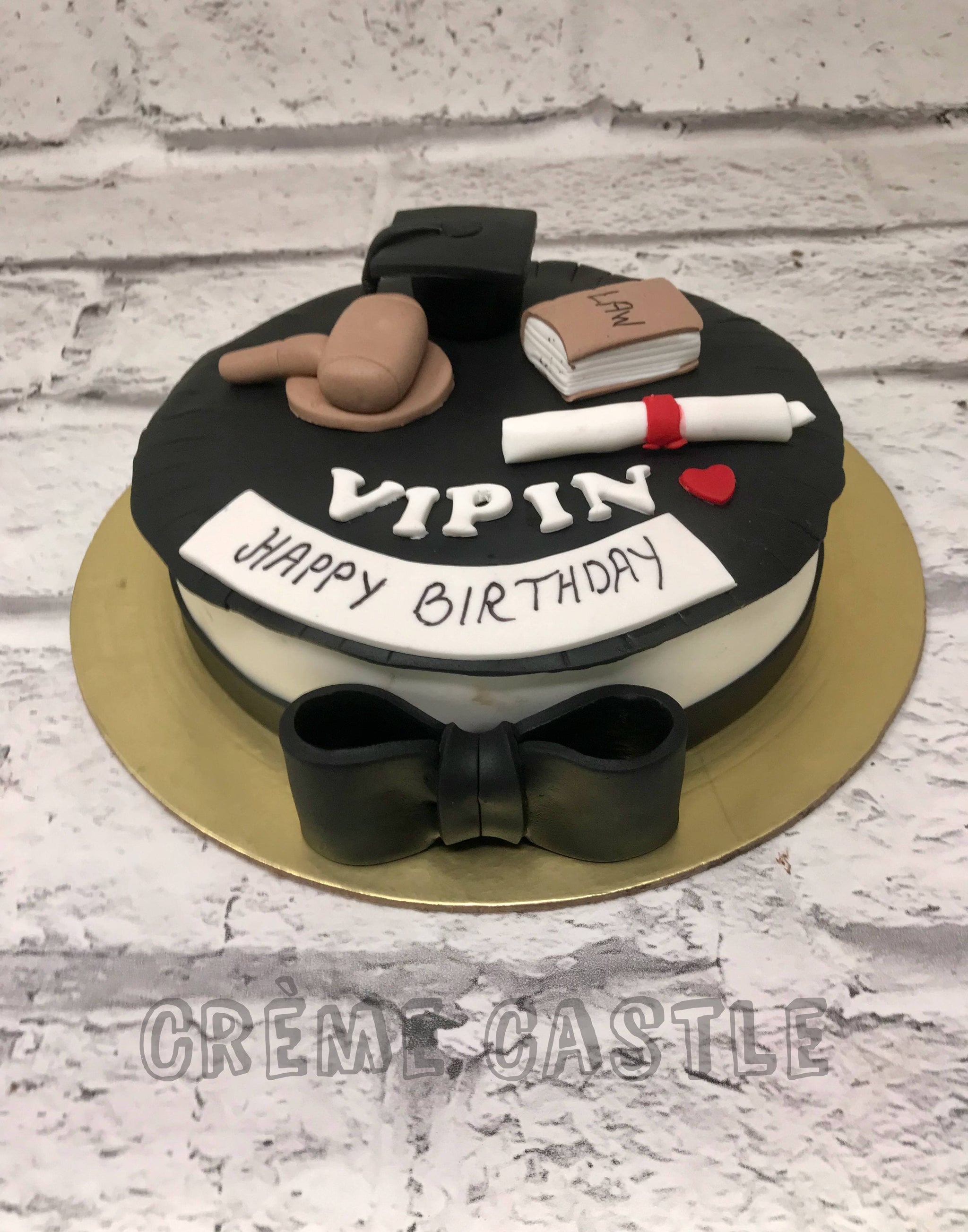 Lawyer Theme Cake | Cake Designs Noida & Gurgaon - Creme Castle