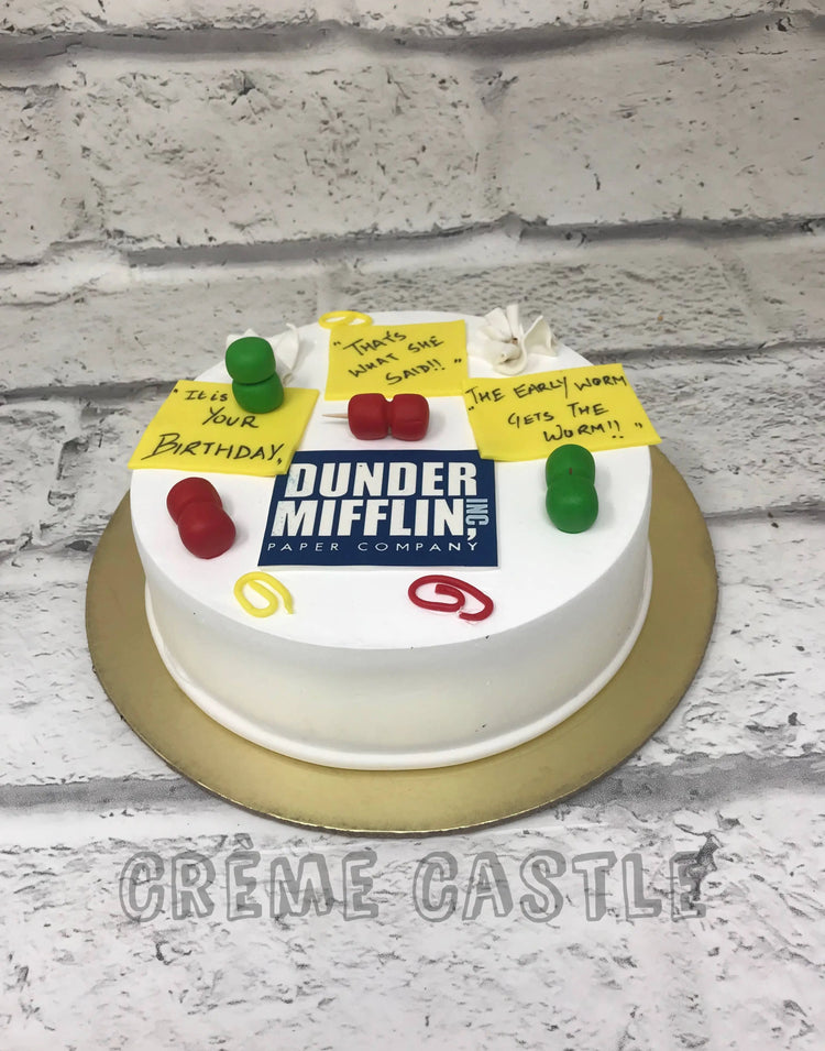 The Office TV Cake – Creme Castle