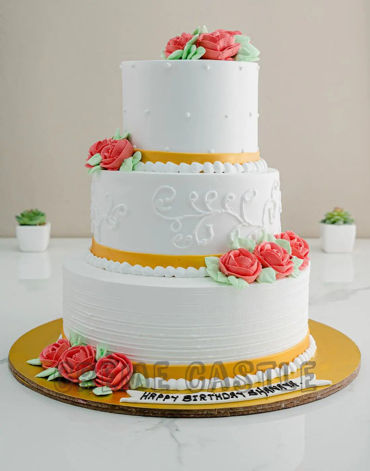 3 Tier Cakes – Creme Castle