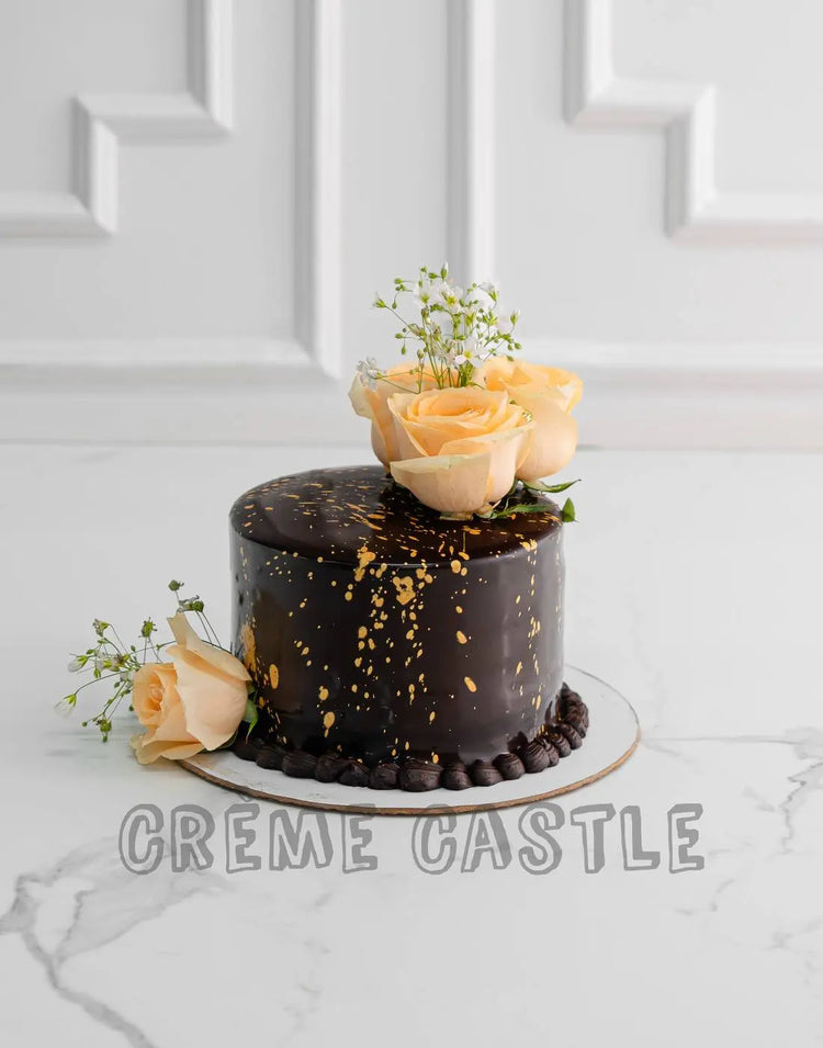 Floral Splash Cake – Creme Castle