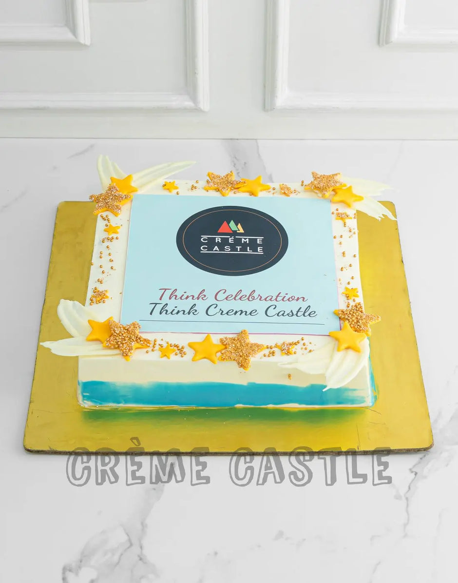 Corporate Theme Cakes | Office Cake | Creme Castle