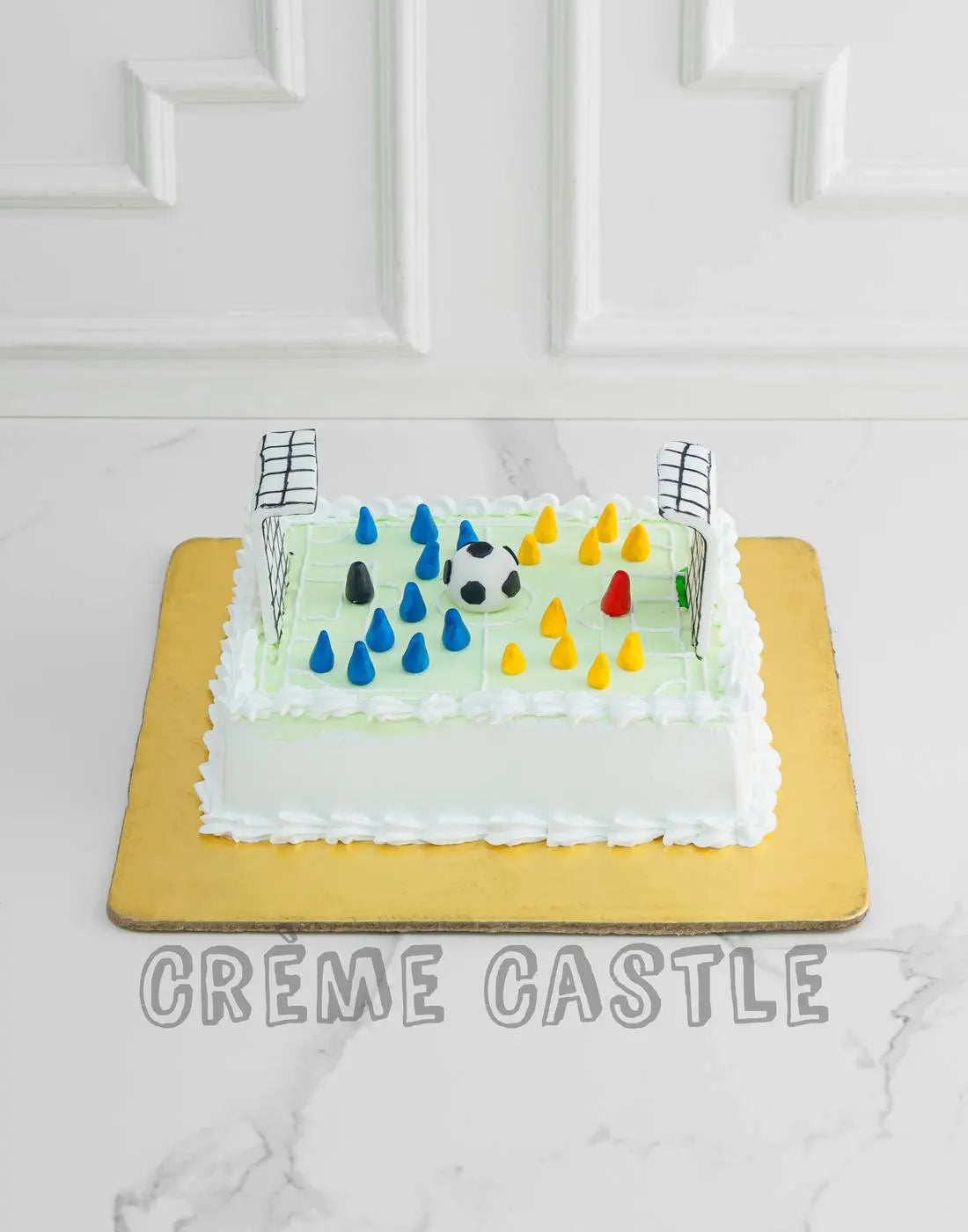 Football Stadium Cake – Creme Castle