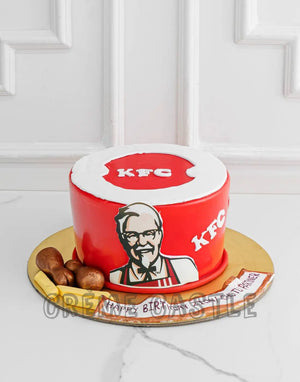 KFC Theme Cake - Creme Castle