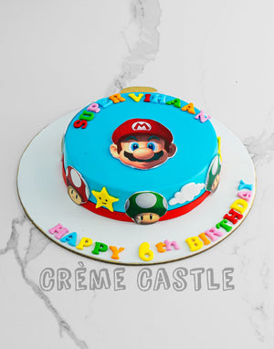 Mario Face Cake – Creme Castle