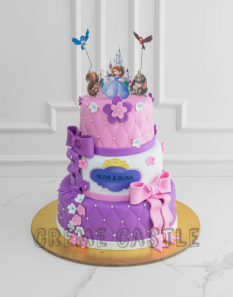 Sofia Theme Cakes | Kids Cake Designs Noida & Gurgaon - Creme Castle
