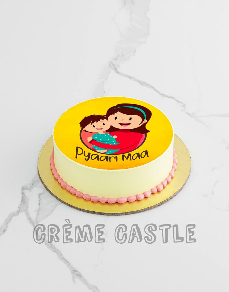 Maa Theme Cake - Creme Castle